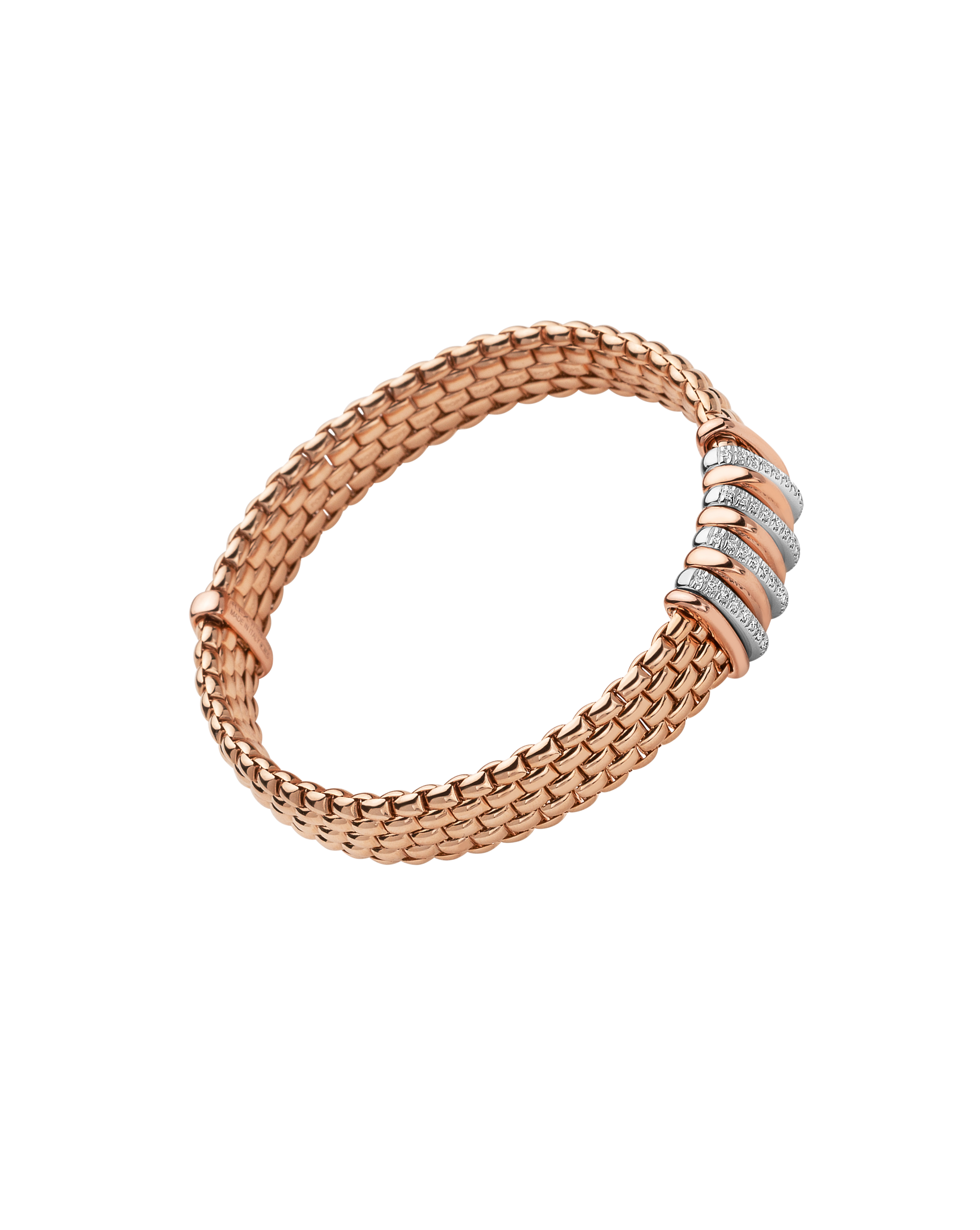 Flex'it bracelet with diamonds - 58804BX_BB - FOPE