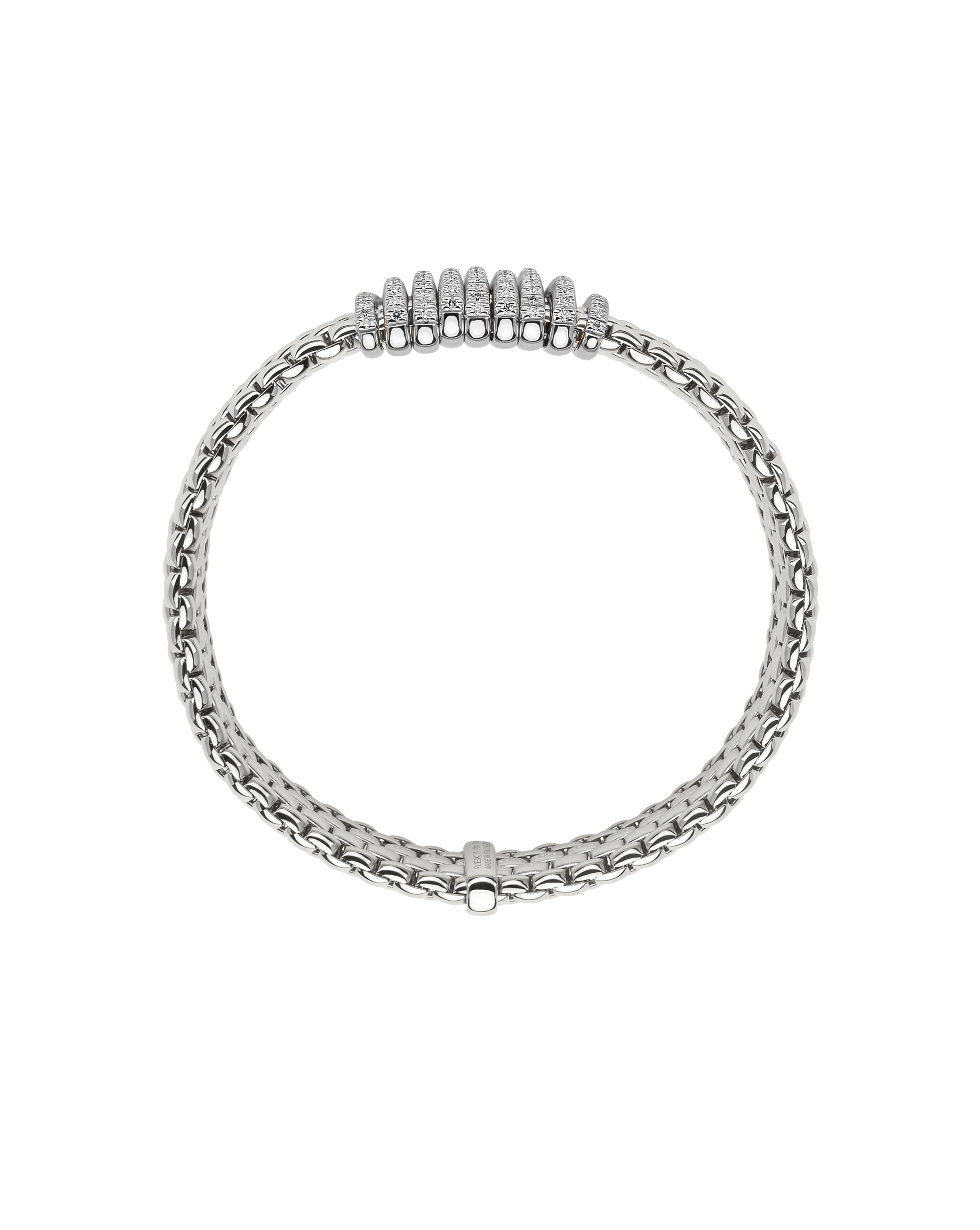 Flex'it bracelet with diamonds - 58804BX_BB - FOPE