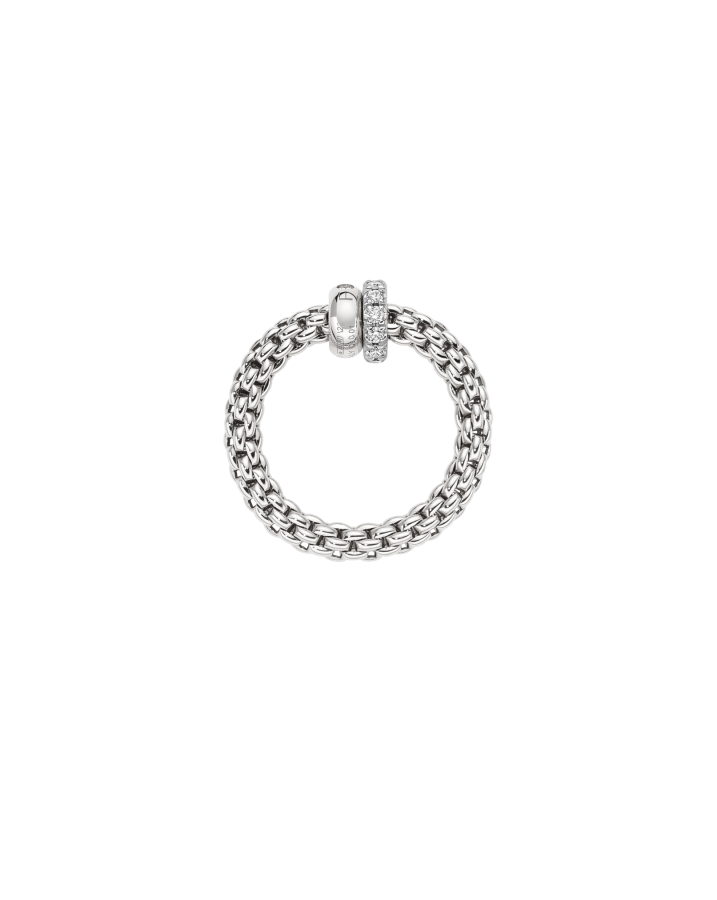 Flex'it ring with diamond pavé - 62408AX_PB - FOPE