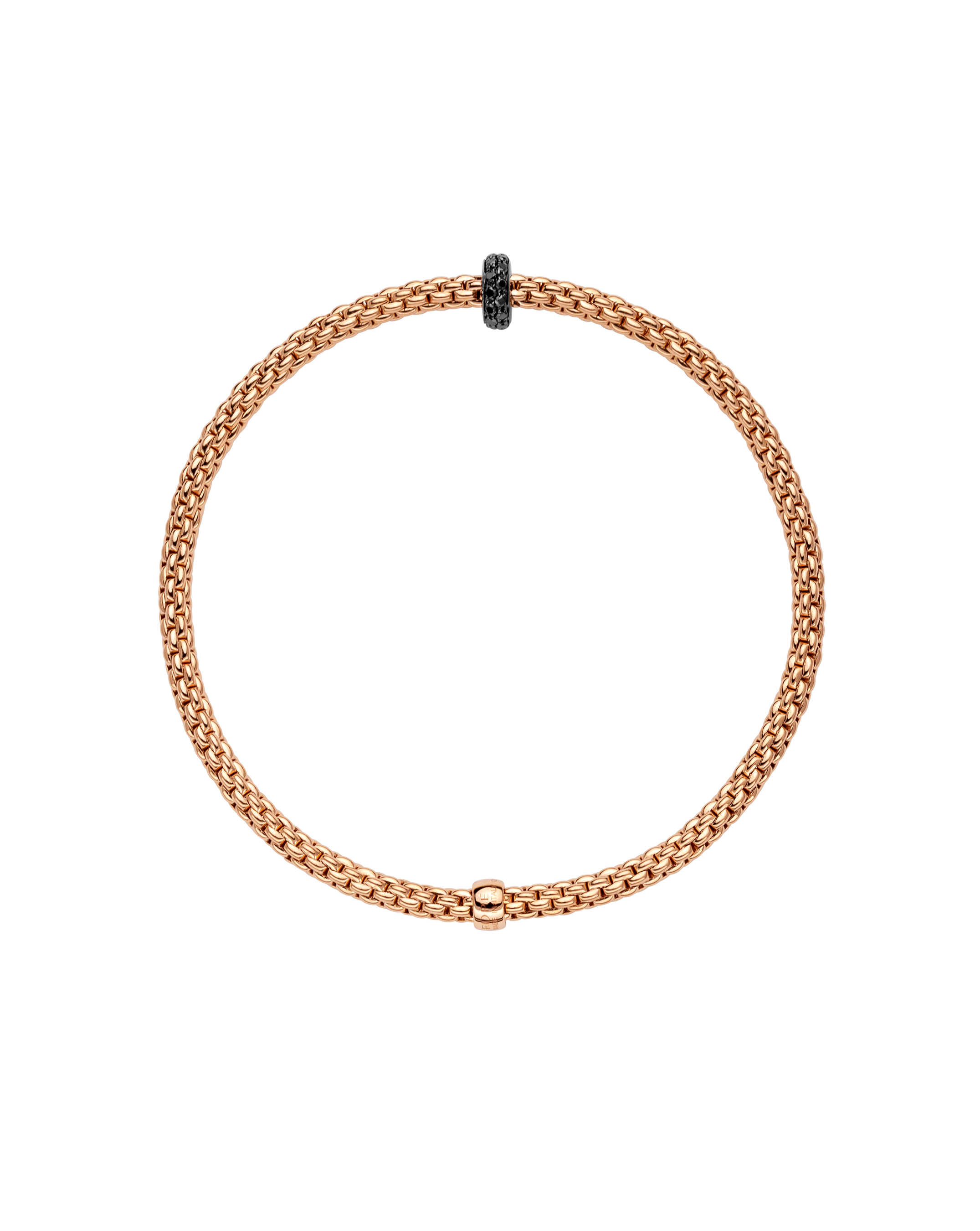 Flex'it bracelet with black diamonds - 74508BX_BN - FOPE